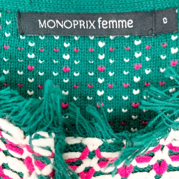 Monoprix | Jackets & Coats | Monoprix Femme French Brand Knit Trim ...
